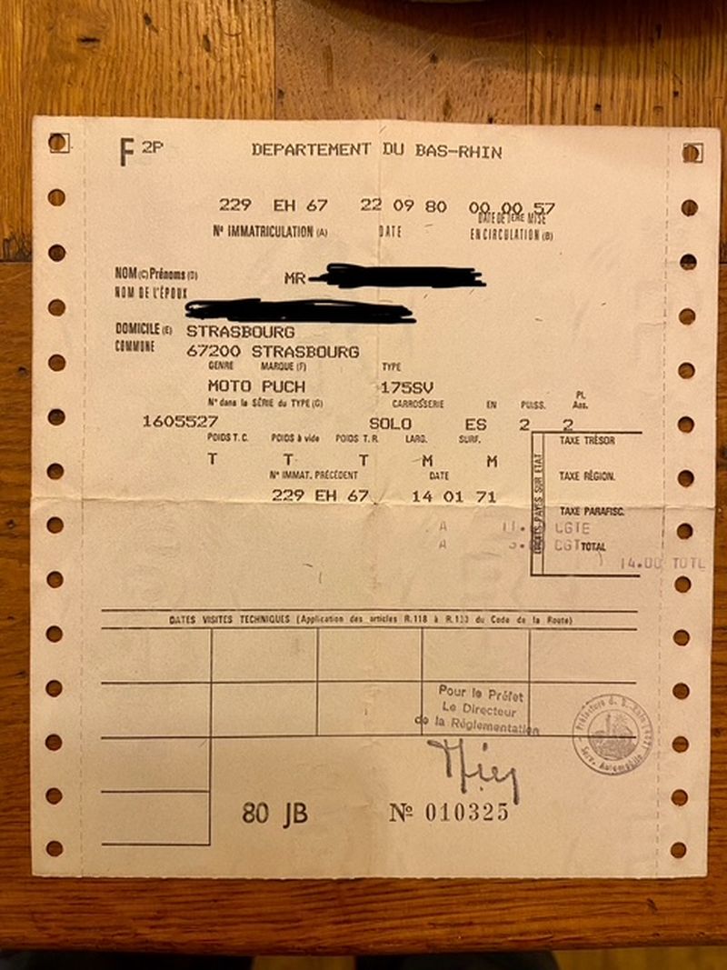 1957 Puch 175SV For Sale By Auction